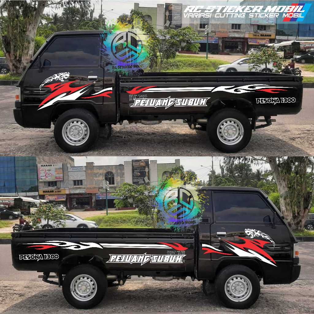 Mitsubishi L300 CAR STICKER L300 PESONA PICK UP STICKER CAN CUSTOM NAME ...