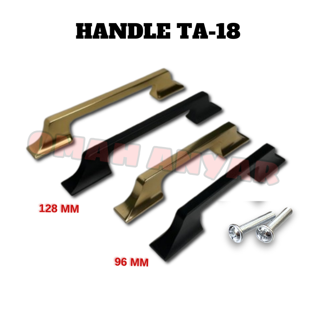PREMIUM Minimalist Interior Drawer Pull Handle Huben TA-18 | Shopee ...