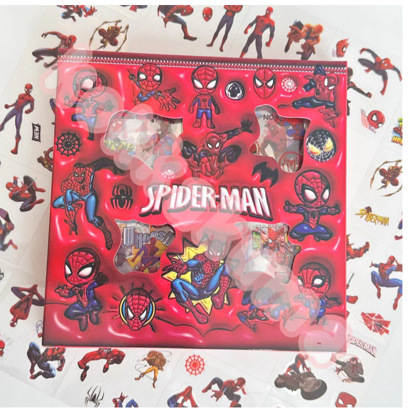 Spiderman 3D Sticker Box NONO / MOMO 2D Boys Decoration Aesthetic ...