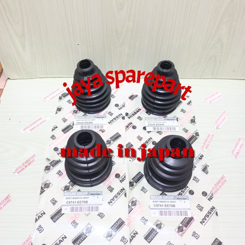 Rubber Boot Axle Cv Joint Inside and Out Livina Evalia Latio 1set 4pc ...