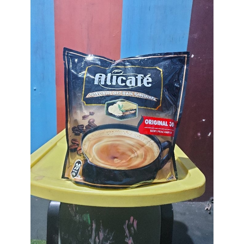 PUTIH Alicafe Ginseng Instant Coffee | Alitea Malaysian Ginseng Tarik ...