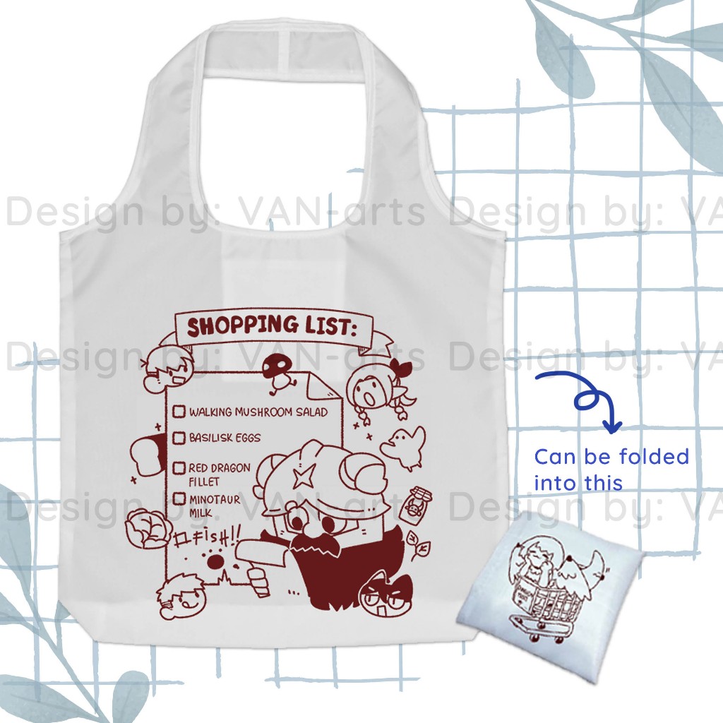 Dungeon Meshi | Delicious in Dungeon | Foldable Shopping Bag | Shopee ...