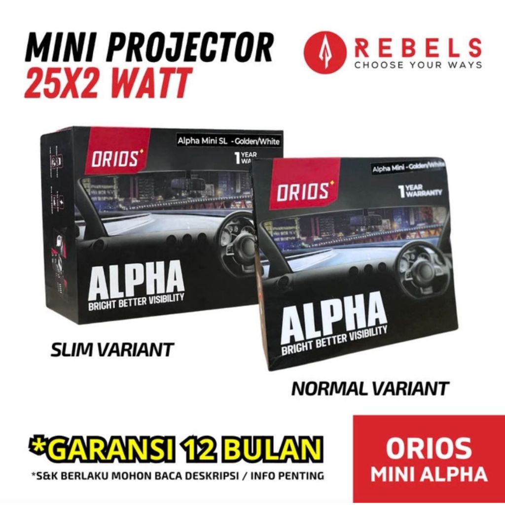 Orios ALPHA MINI LASER PRICE Slim and Normal Suitable for ORIGINAL Car ...
