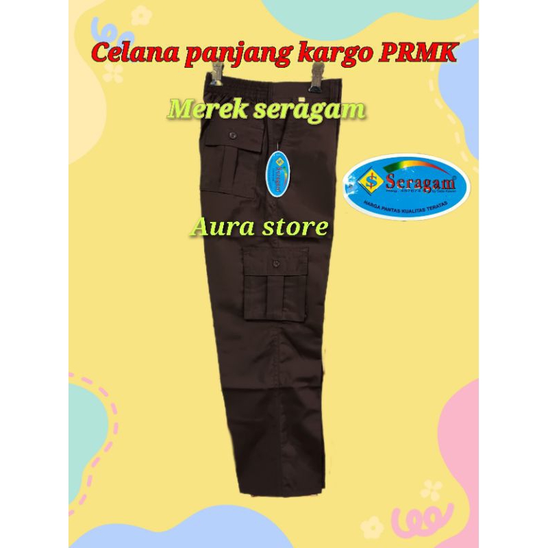 Long Rubber Scout Pants SD/SMP CARGO UNIFORM BRAND | Shopee Philippines