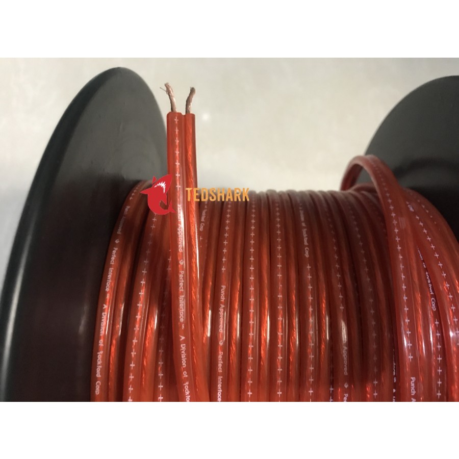 5 Meters - PURE COPPER ROCKFORD 2 JALUR PREMIUM SPEAKER CABLE Meter 16 ...