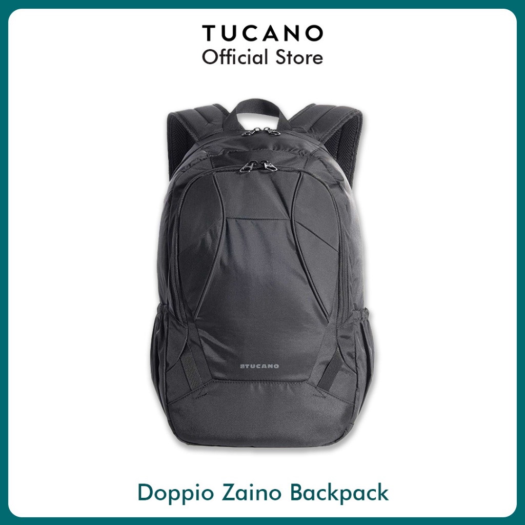 Tucano Backpack Doppio Zaino for Macbook Laptop/ Up To 15.6" - Black ...