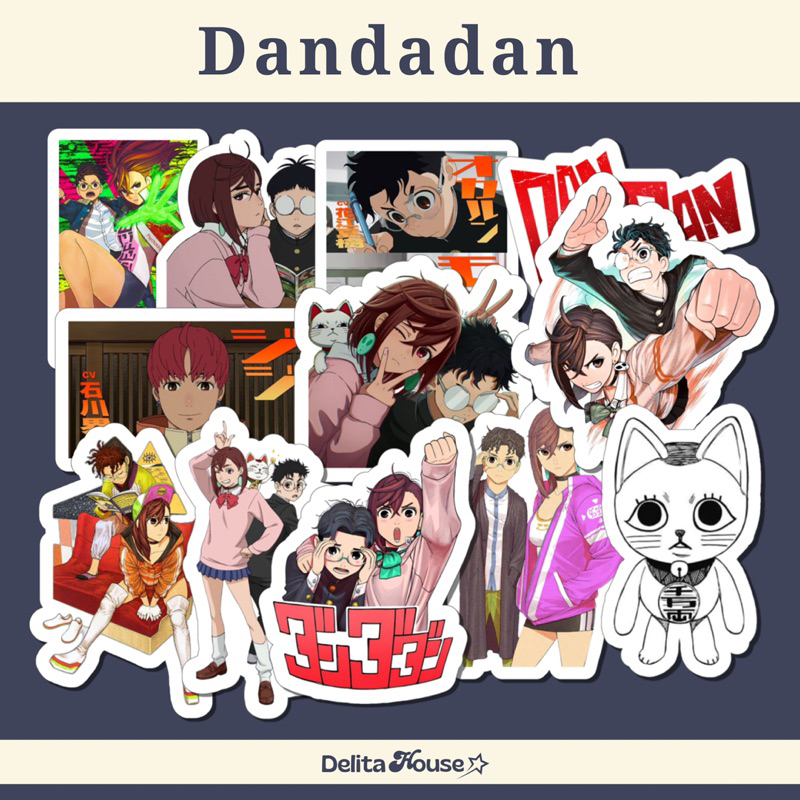Sticker Anime Dandadan Momo ayase seiko ayase okarun turbo baba ...