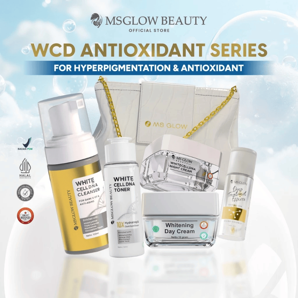Ms Glow White Cell DNA Antioxidant Series Original Repairs Skin Barrier ...