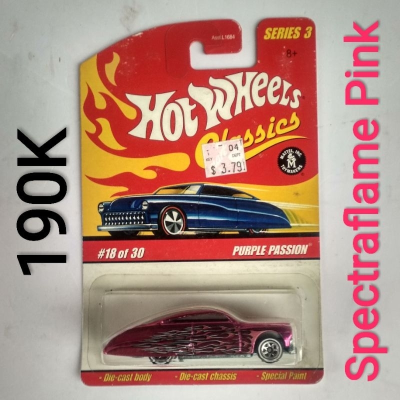 Hot Wheels Classic Series 3 Purple Passion Special Paint Spectraflame ...