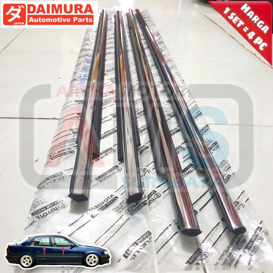 Corolla SE-G AE111 AEB109 AE112 Car Door Glass Trim Trim Rubber ...