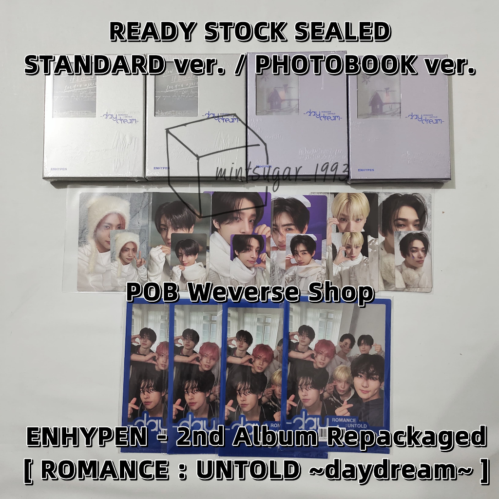 ENHYPEN - ROMANCE : UNTOLD - daydream - [ REGULAR STANDARD/ PHOTOBOOK ...
