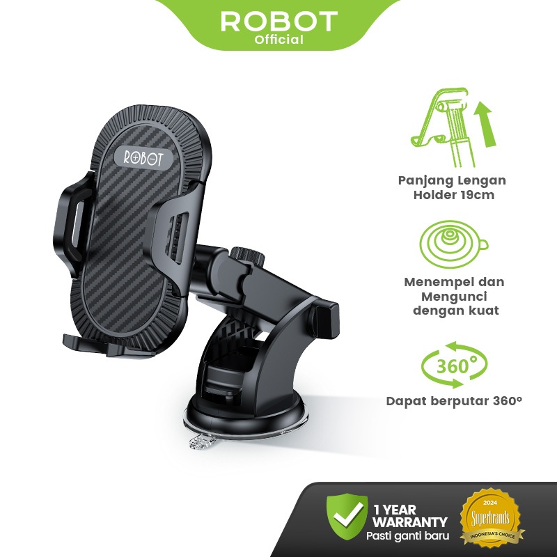 Robot Universal Car Holder HP Car Holder Dashboard Rotate 360 Suction ...