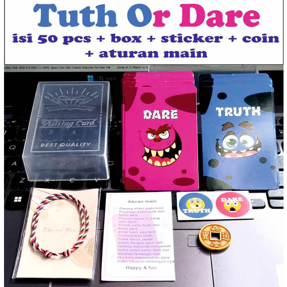 Truth Or Dare Angry Monster Game Cards | Shopee Philippines