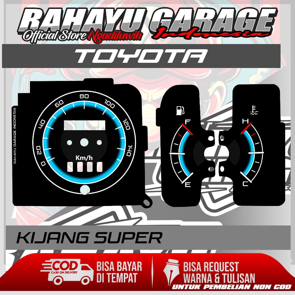 Toyota KIJANG SUPER CUSTOM SPEEDOMETER BOARD | Shopee Philippines