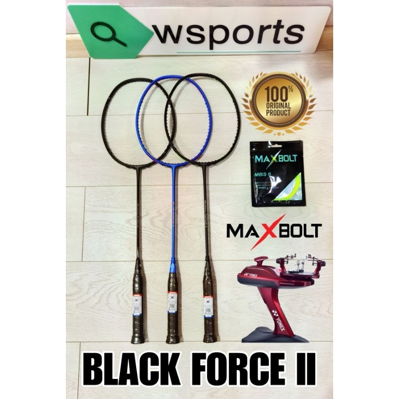 Original Maxbolt BLACK FORCE 2 II Badminton Racket | Shopee Philippines