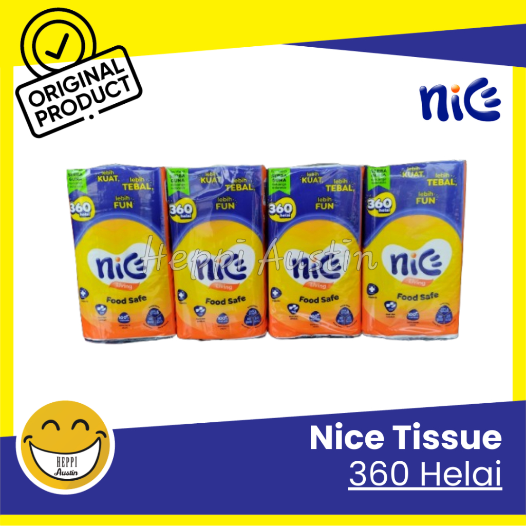 Nice Facial Tissue 180 Sheets 2 Ply 1xB | Shopee Philippines