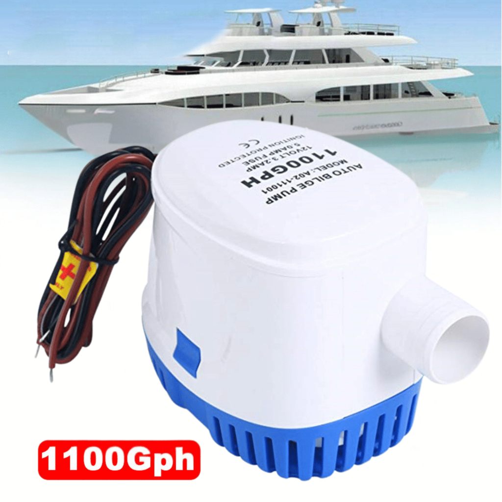 Automatic Water Pump bilge Pump DC 12/24V Boat Stomach Water Drain Pump ...