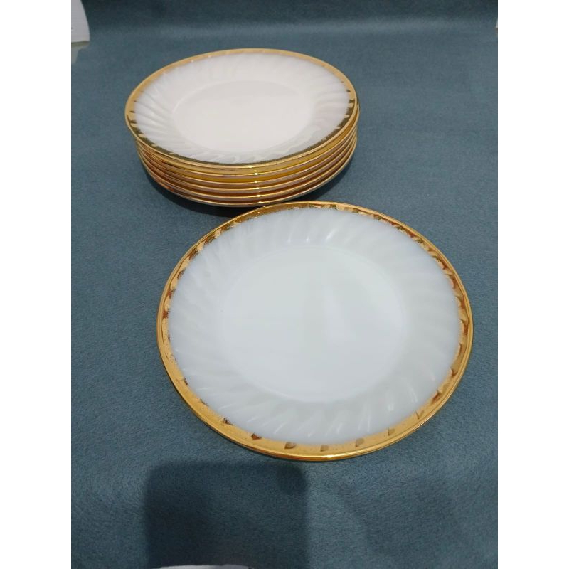 1 pc Fire King Plate made in USA, Ø19.5 x H2 cm | Shopee Philippines