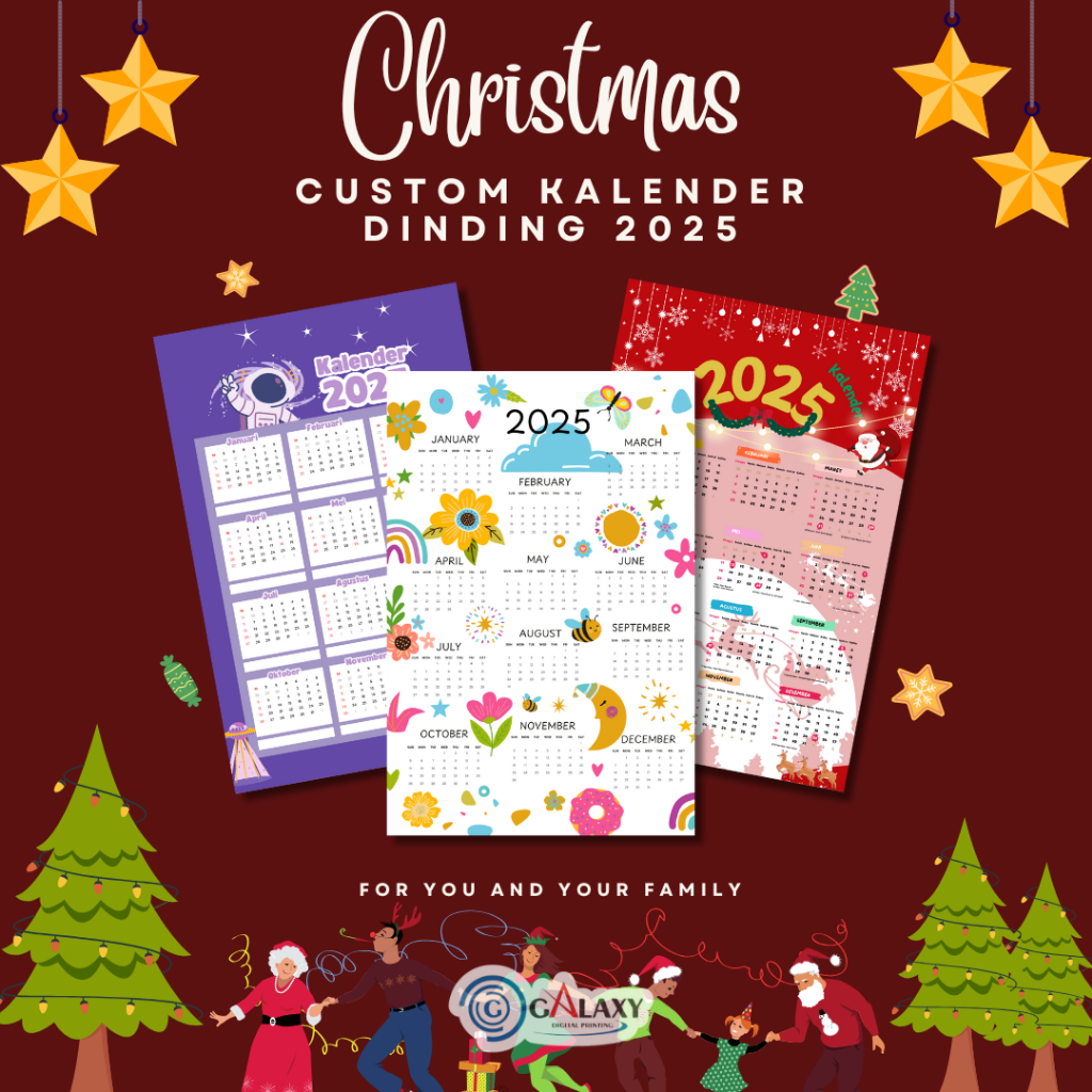 Print 2025 Custom Design Wall Calendars | Shopee Philippines