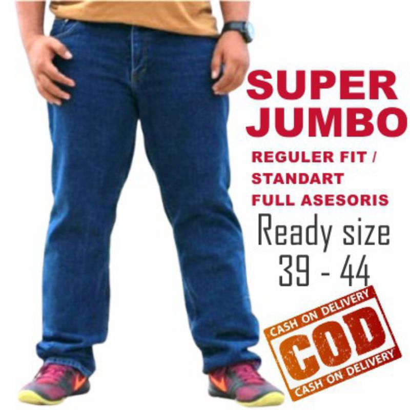 MEN'S JUMBO JEANS / MEN'S TROUSERS | Shopee Philippines