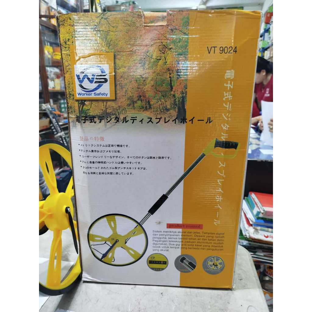 Push Wheel Road Meter Manual Worker Safety Meter Vt 9024 Walking ...