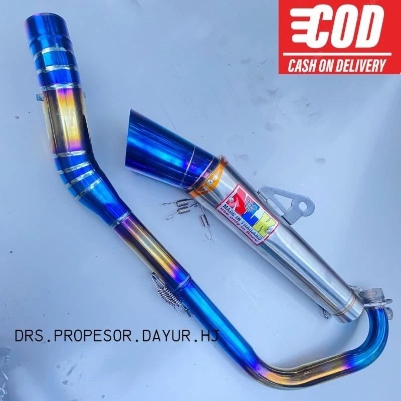 Nlk THAILAND SUPER spec pipe 1set and big ellbow for tmx rusi raider ...