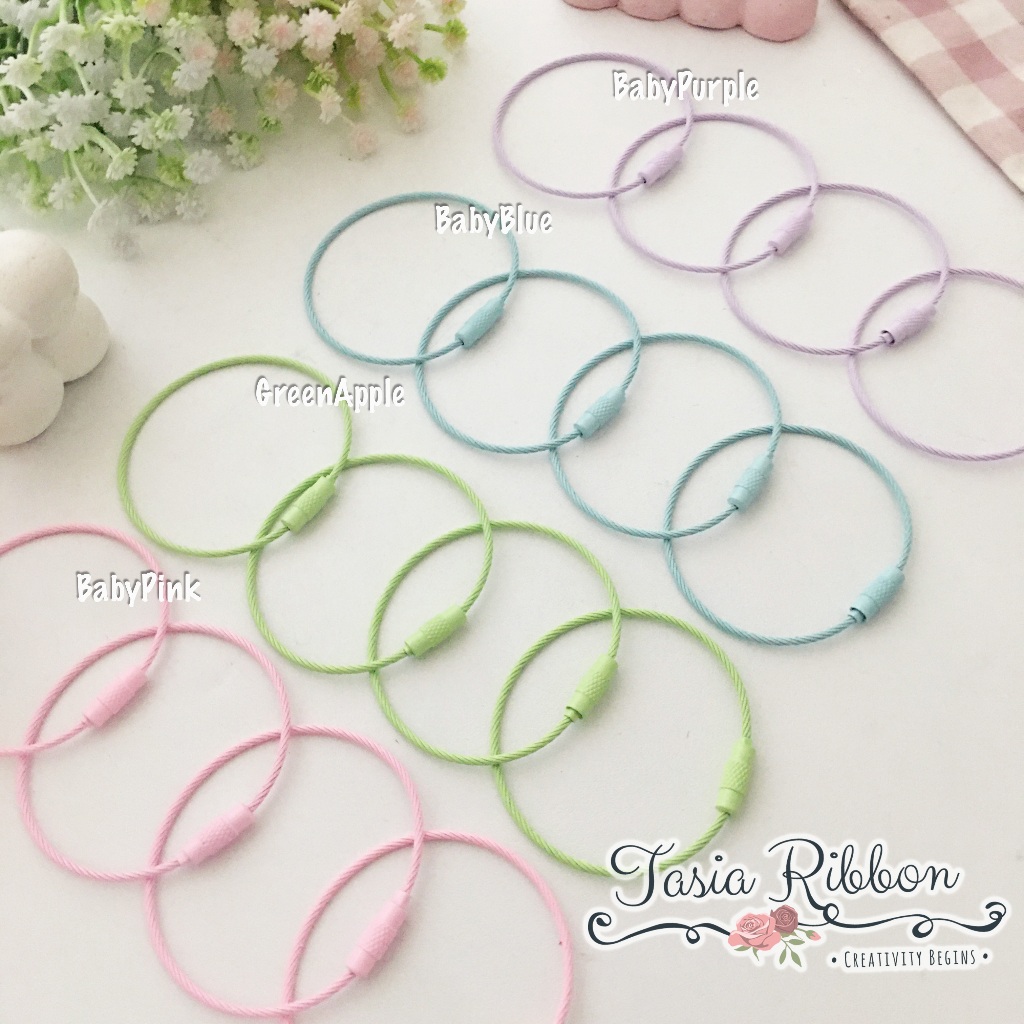 GANTUNGAN Colorful Keychain O Ring Hook (Swivel Ring) | Shopee Philippines