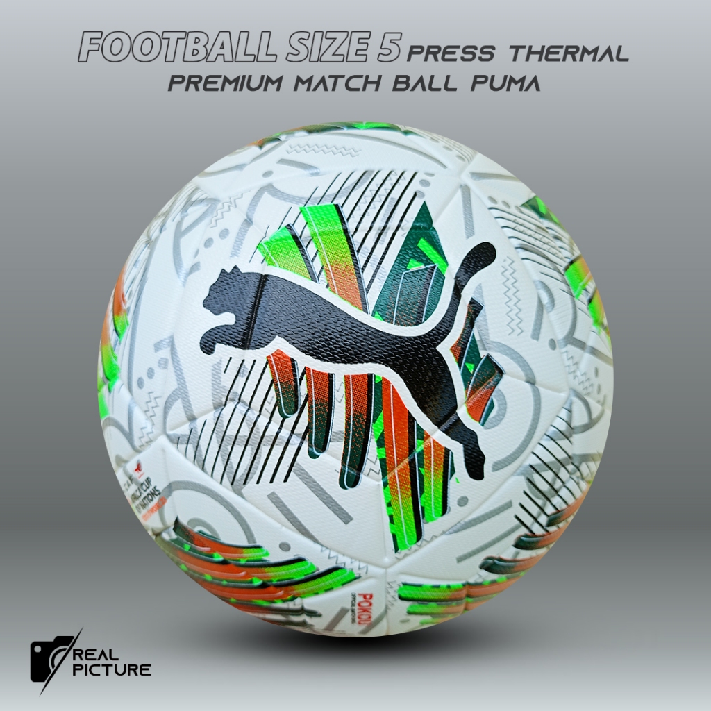 Soccer Ball Size 5 PUMA TREE Genuine Premium Ori Press TSBE Imported ...