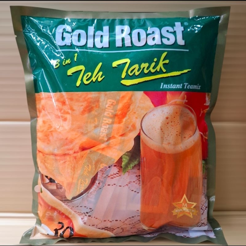 GOLD ROAST TEA PULL 600gr/ GOLDROAST MILK TEA 3in1 INSTANT TEAMIX MILK ...