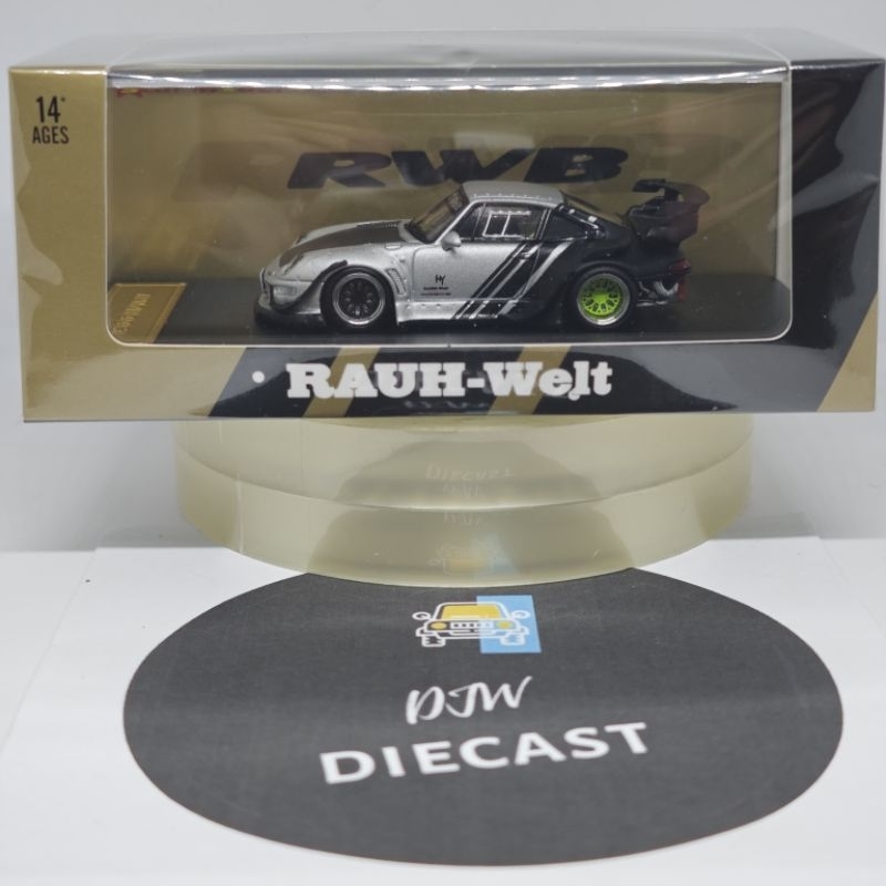 Star Model 1/64 Porsche RWB 993 Cyberpunk Silver | Shopee Philippines