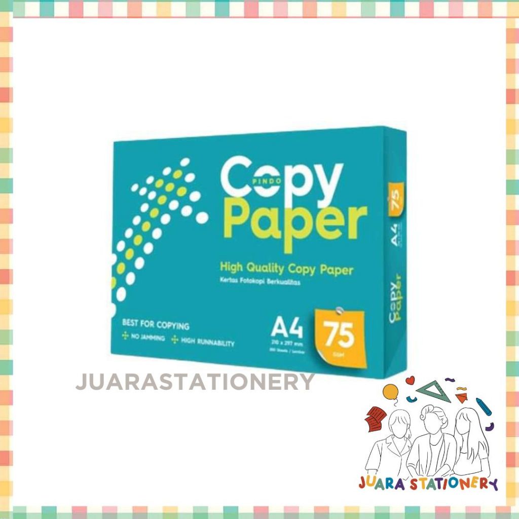 PUTIH A4 75 Copy Paper (5352) / Copy Paper A4 75 gr / Hvs Print ...