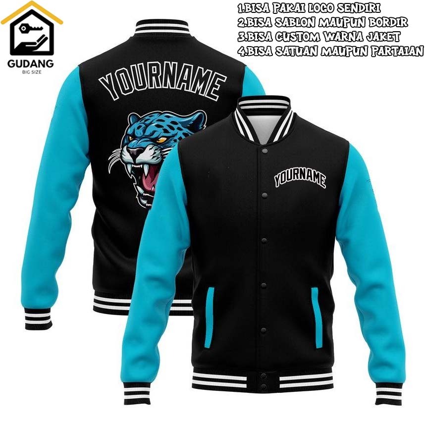 HITAM Custom AND PLAIN VARSITY BASEBALL JACKET BIG SIZE S-6XL.Custom ...