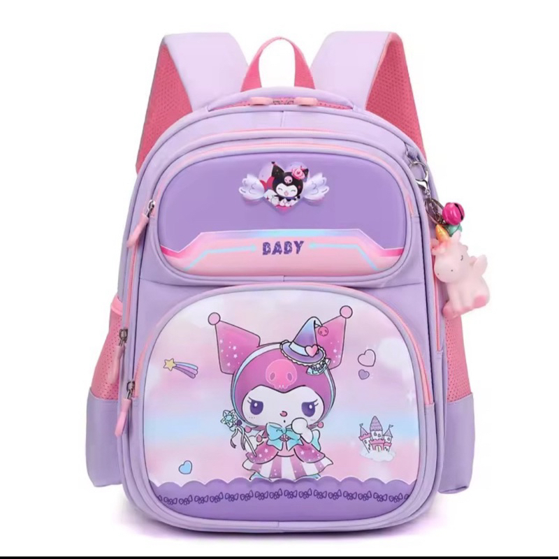 Kuromi children's backpacks, girls' school bags, kindergarten ...