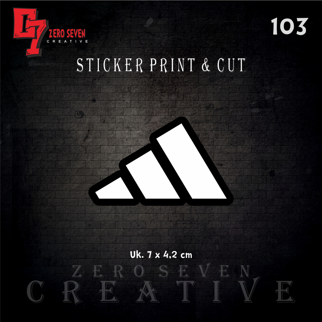ADIDAS BLOCK LOGO STICKERS BRAND STICKER/S MOTORCYCLE STICKER/S ...