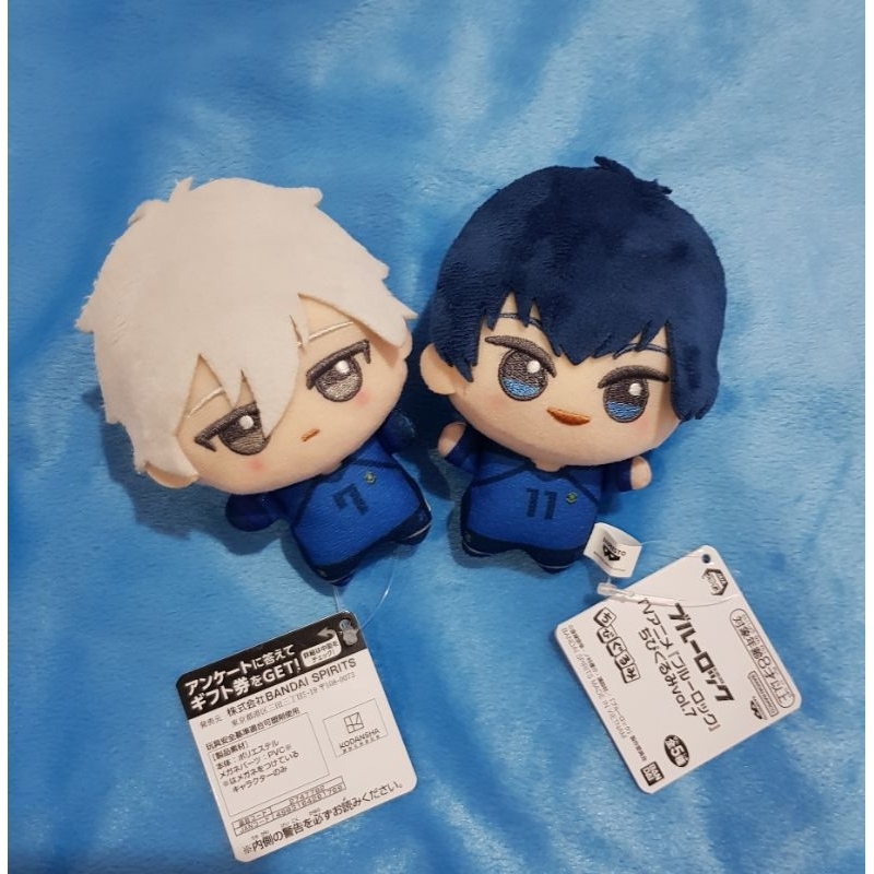 Booked Chibigurumi blue lock isagi vol 7 nagi vol 8 bluelock anime ...