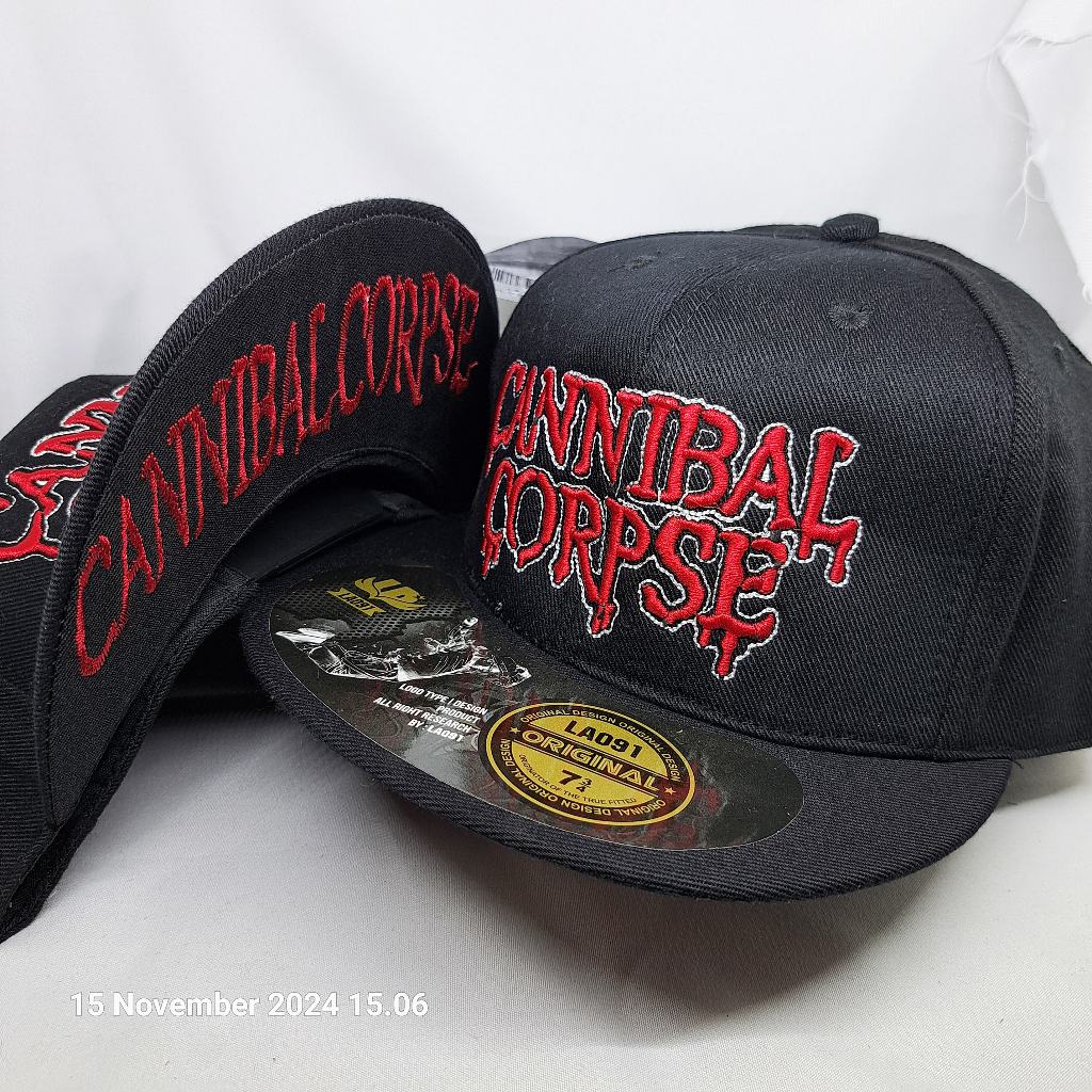 Underground SNAPBACK HAT / CANNIBAL CORPSE HAT / METAL DISTRO HAT ...