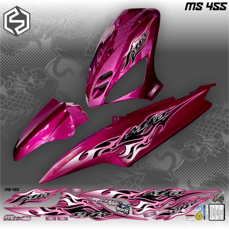 Striping variations of thailand mio sporty/mio smile ms452/460 | Shopee ...