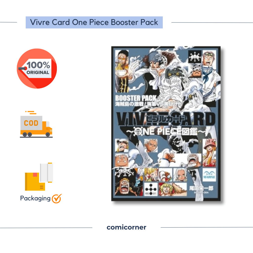 One Piece Vibrre Card Booster Pack The Fierce Battle of Pirate Island ...