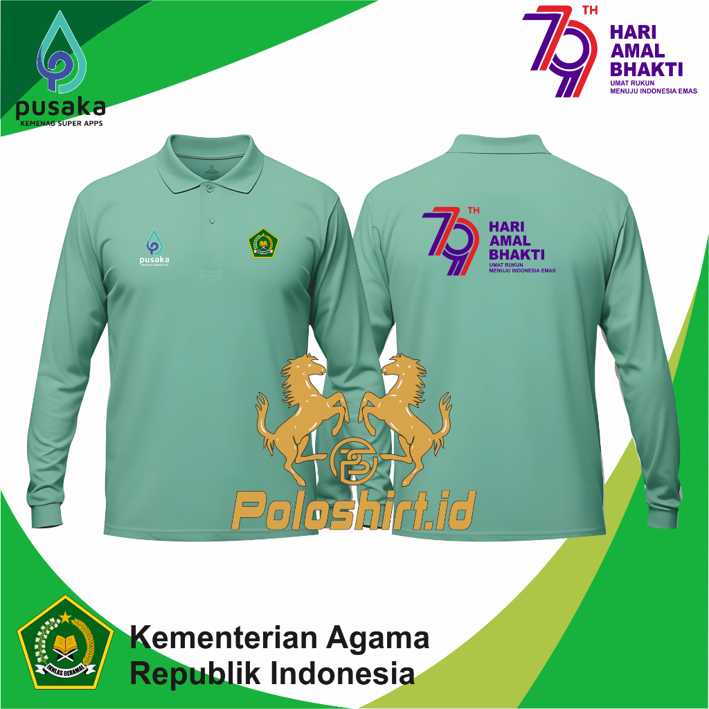 POLOSHIRT FOR THE 79TH BHAKTI THE PEOPLE TOWARDS THE GOLDEN INDONESIA ...