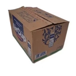 Cardboard used for 600ml watercup mineral bottles, aqua kamasan packing ...
