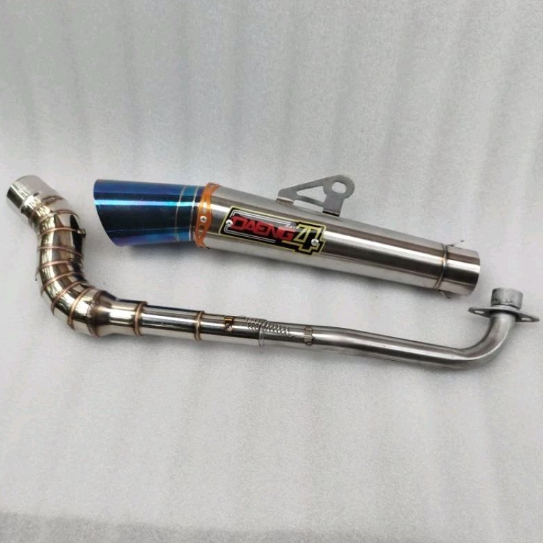 Exhaust DAENG SAI4 1SET SUPER OPEN Spec FOR XRM 110/125 WAVE 100/110 ...