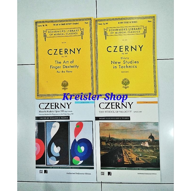 Czerny op piano book 599 Op299 Op849 various Czerny series technique ...