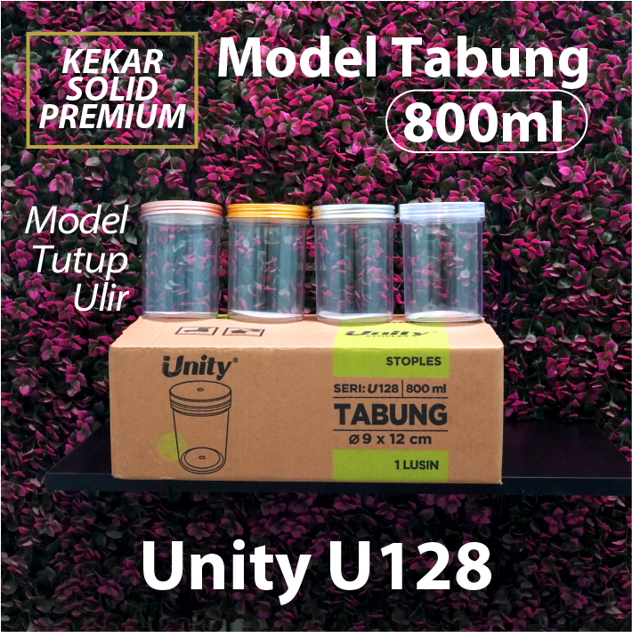 Unity U 128 Jar - Premium Screw Cap Tube Model - 800ml 0.8kg | Shopee ...