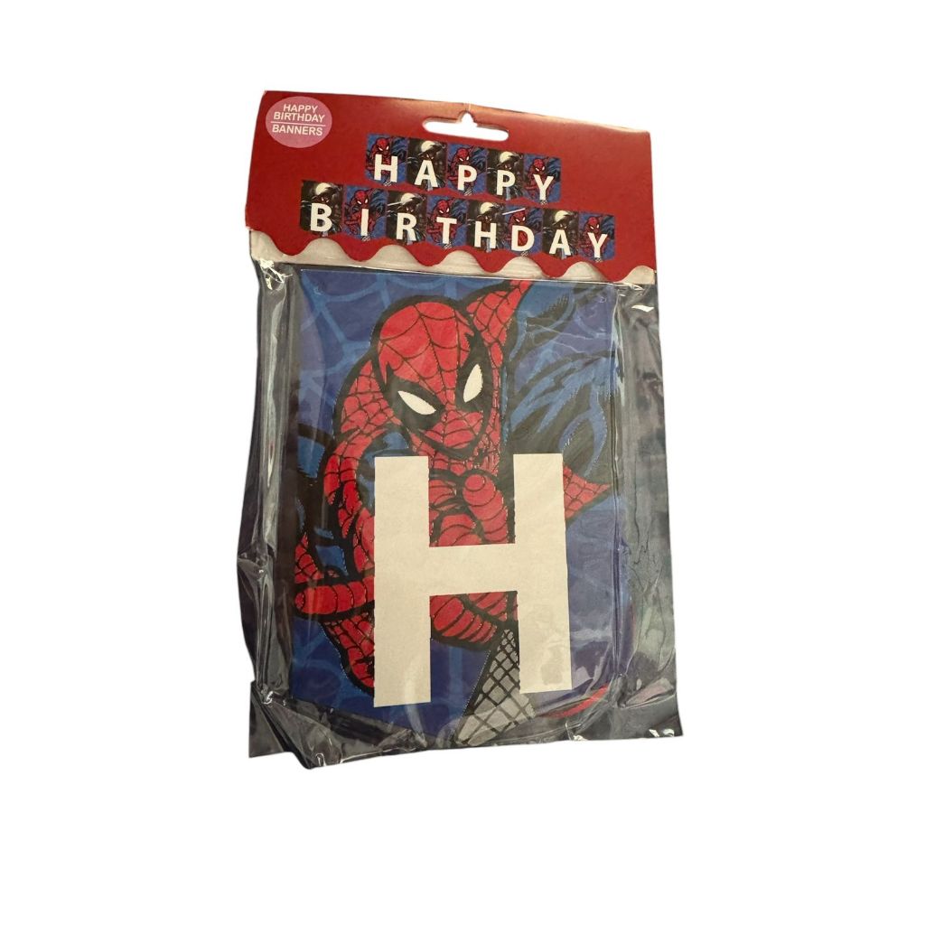 HLC - Character Birthday Banner / Character Happy Birthday Flag Banner ...