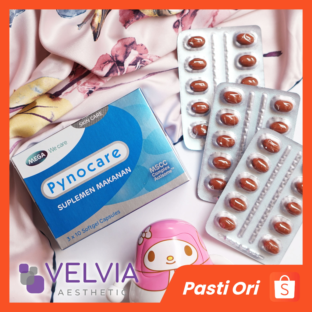 Pynocare Skin Health Supplement by Mega We Care strips and box | Shopee ...
