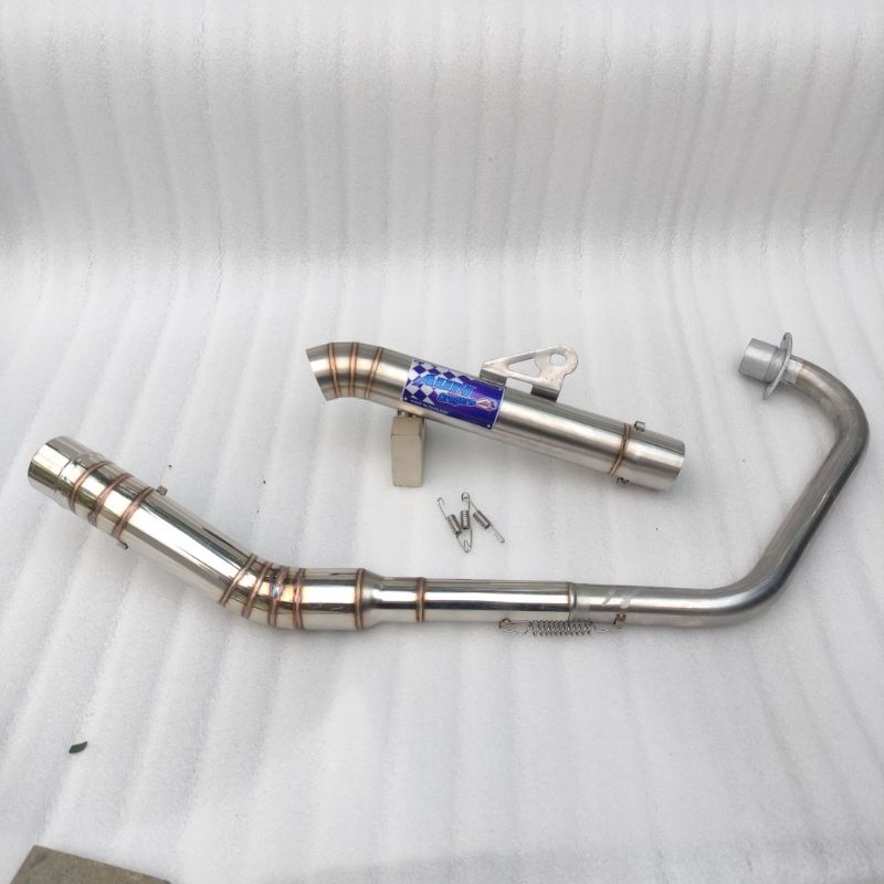 Aun super open canister 51mm tube type for Raider 150carb Raider 150fi ...