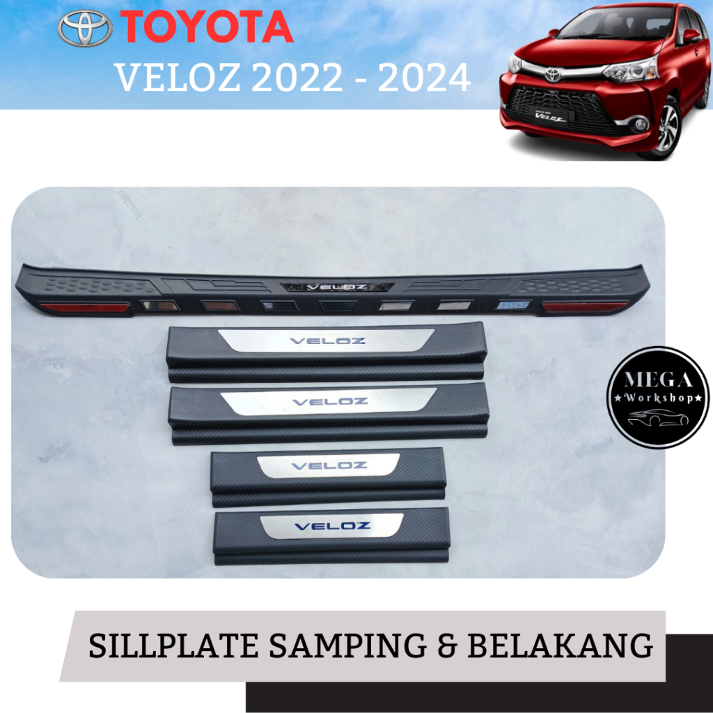 Veloz Car Rear Side Step Sillplate Package 2022 - 2024 | Shopee Philippines