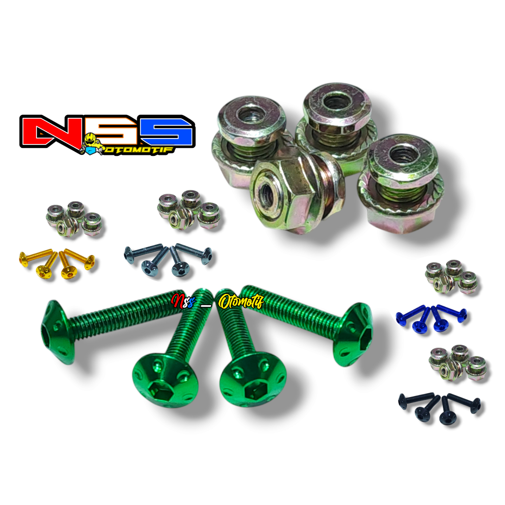 2.5cm Spot Visor Probolt Bolt Plus Anti-Break Nut Winsil Nmax Lexi ...