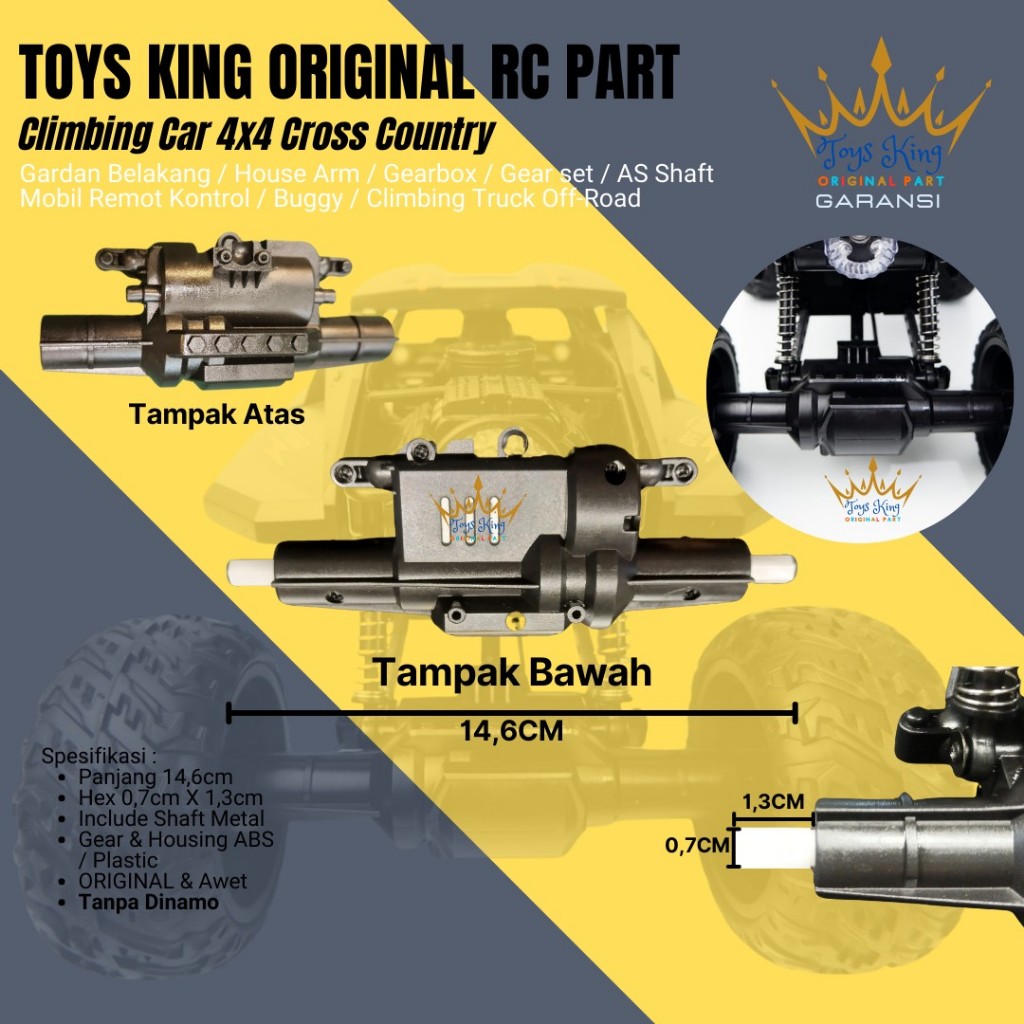 Rear Axle / House Arm / Gearbox / Gear Set / AS Shaft RC CLIMBING CROSS ...
