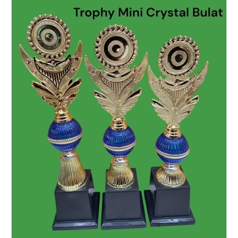 Mini Trophy / Round Mini Crystal Model Trophy Per (Set) | Shopee ...
